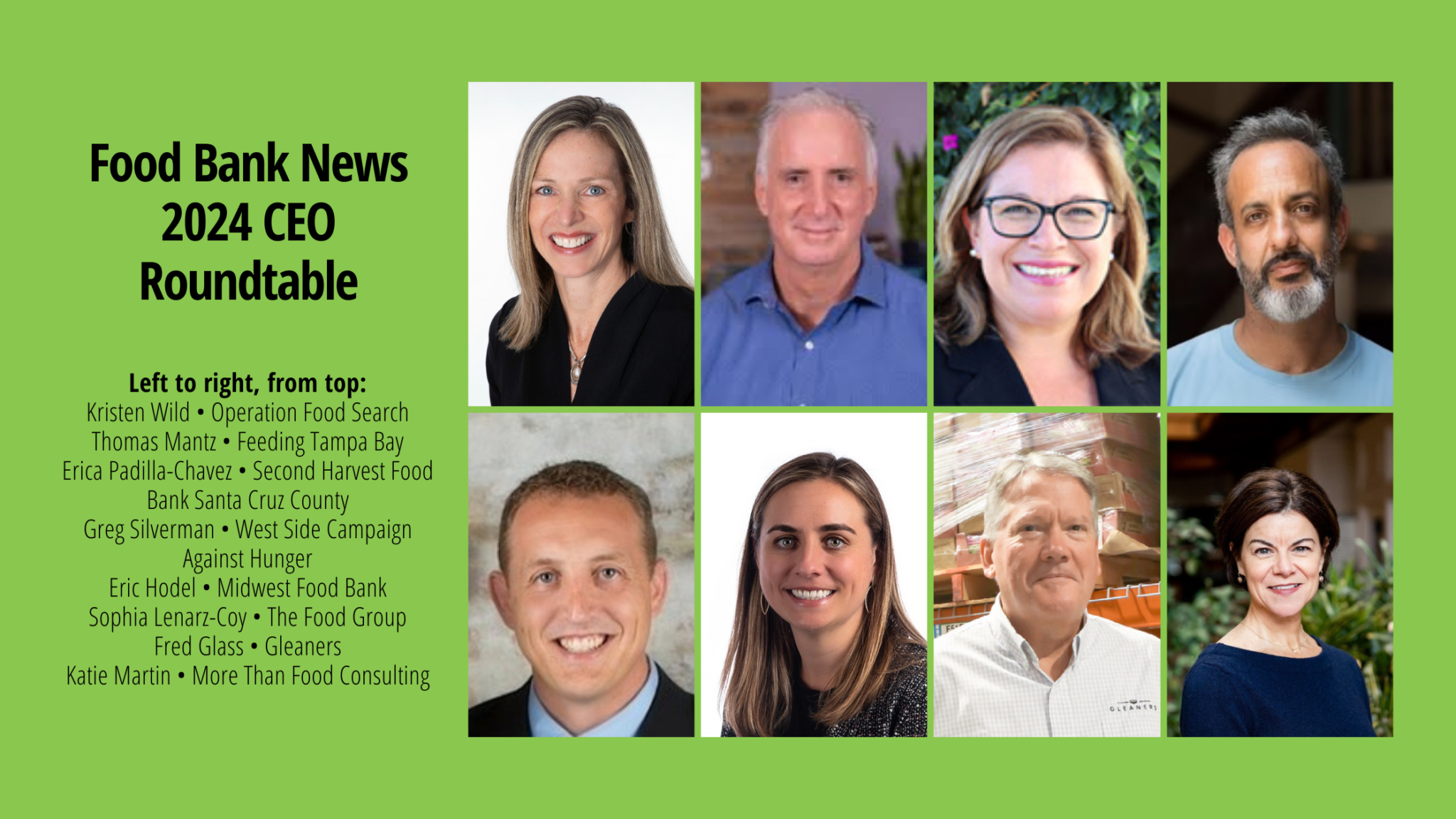 CEO Roundtable: What the Election Means for Hunger Relief - Food Bank News